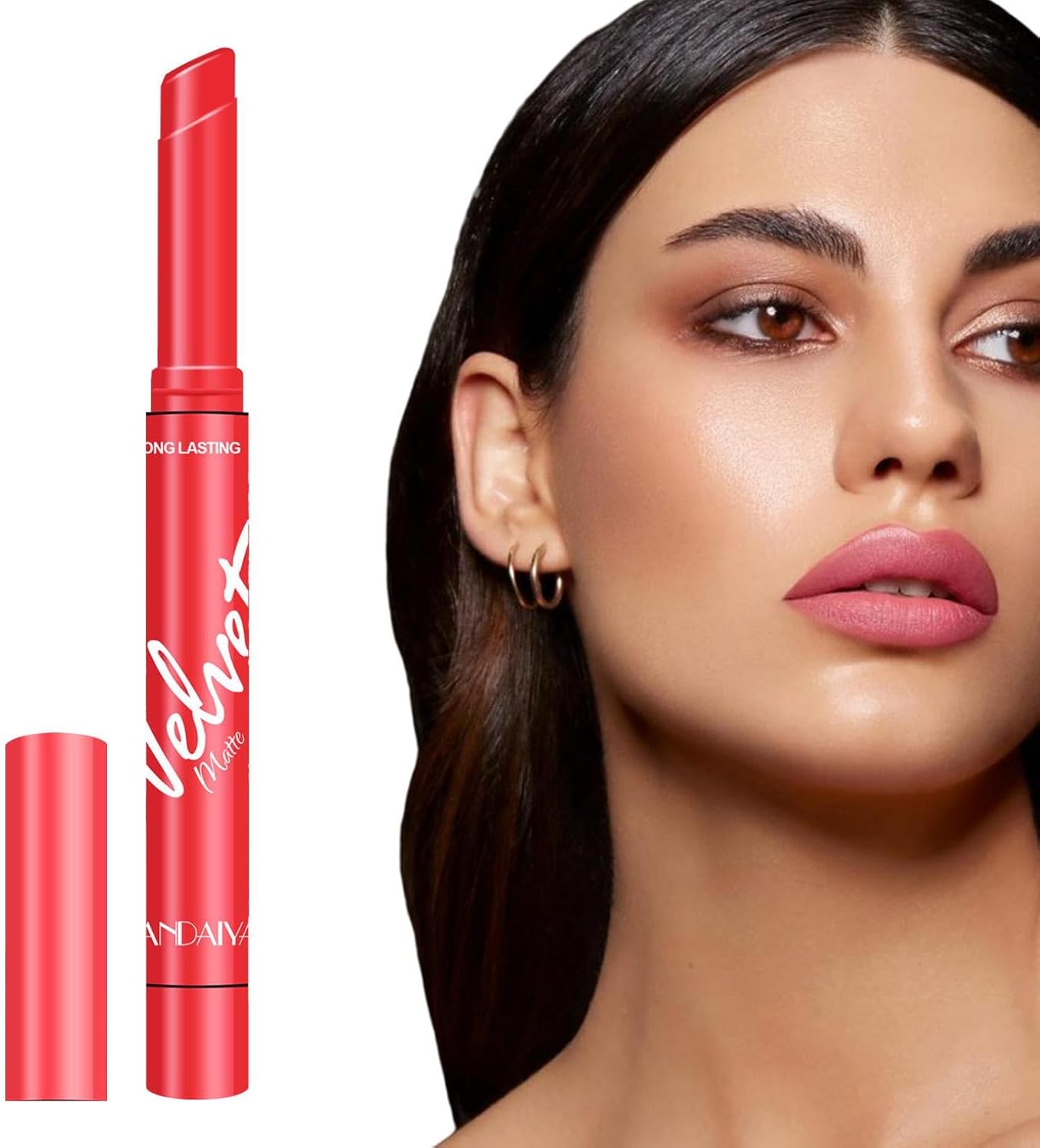 Lápiz labial larga duración - Barras labios mate aterciopeladas ...