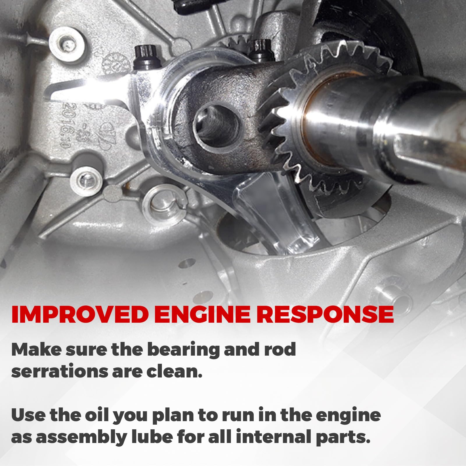 70mm Ceramic Piston Aluminum Flywheel & Billet Rod Kit For Predator ...