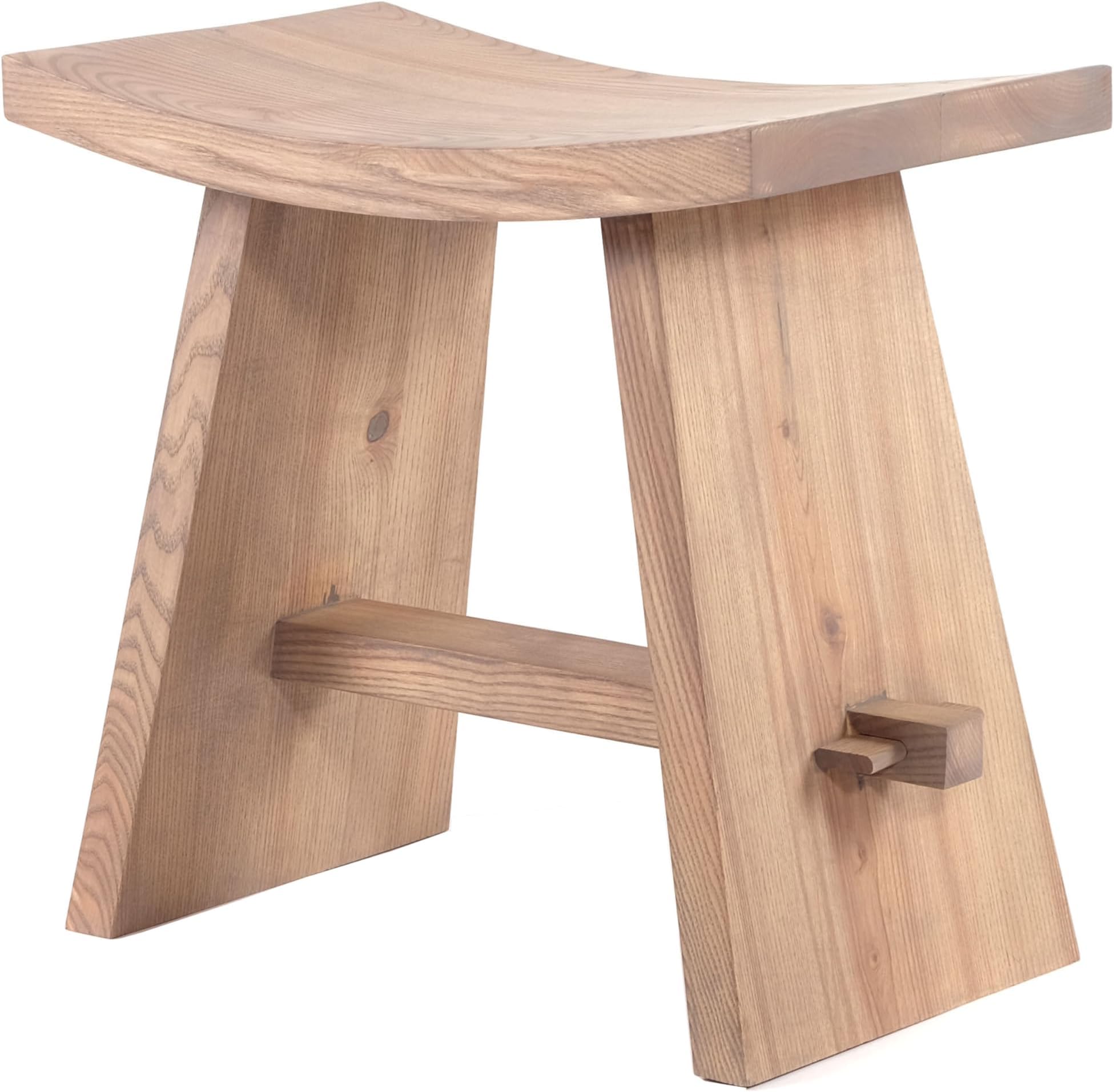 Design Tabouret FINCA | en Bois, Marron | Chaise en Bois de Teck ...