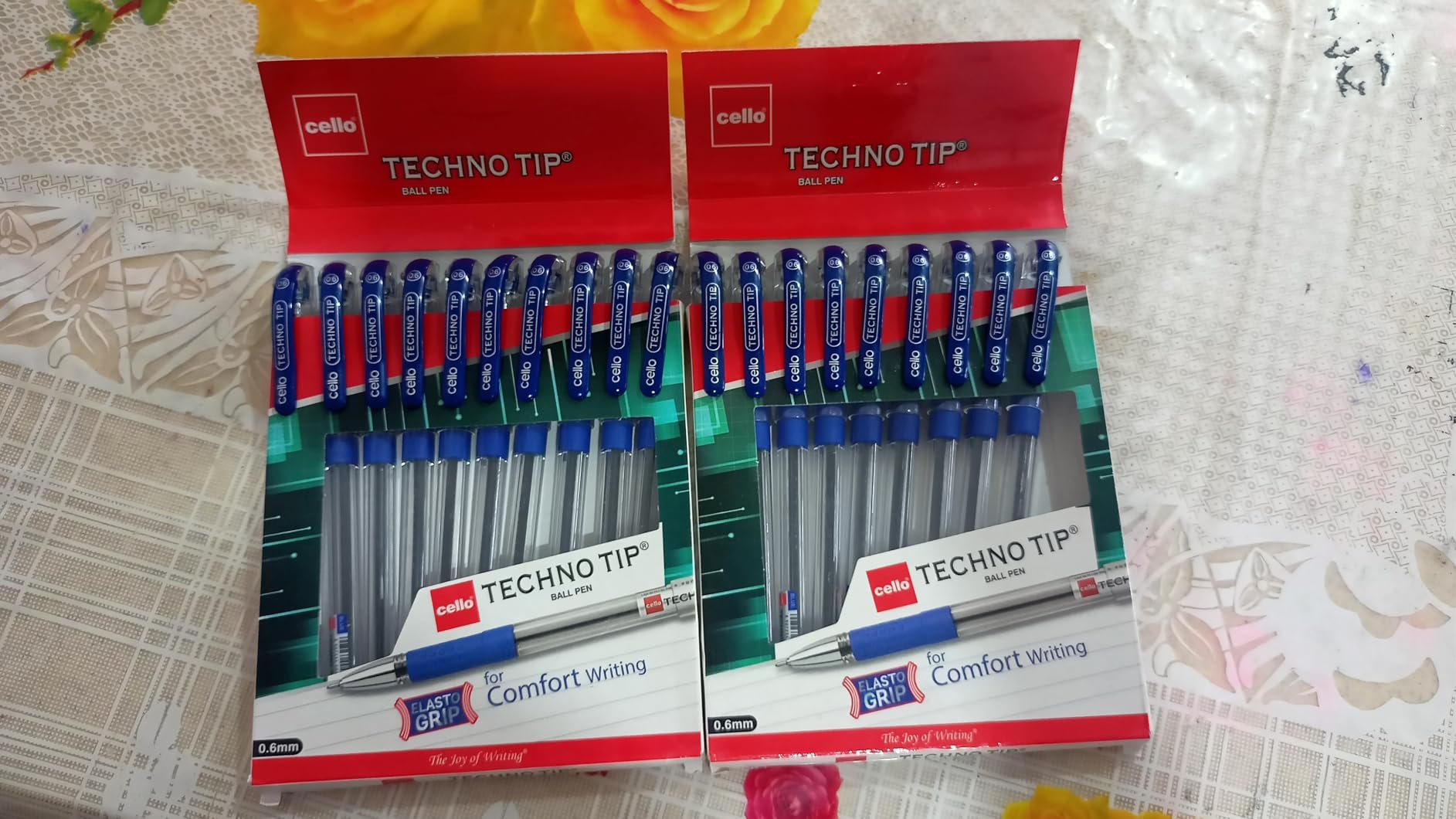 Cello Technotip Ball Pen Set | Pack of 10 | Blue Ball Pens ...