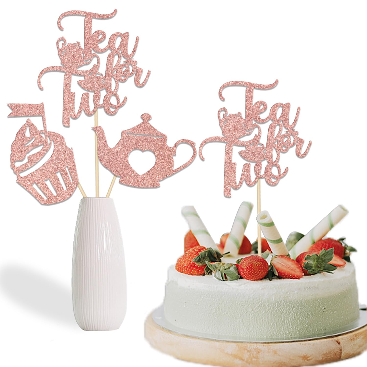 Amazon.com: 12Pcs Tea for Two Centerpiece Sticks, Tea Party Decorations ...