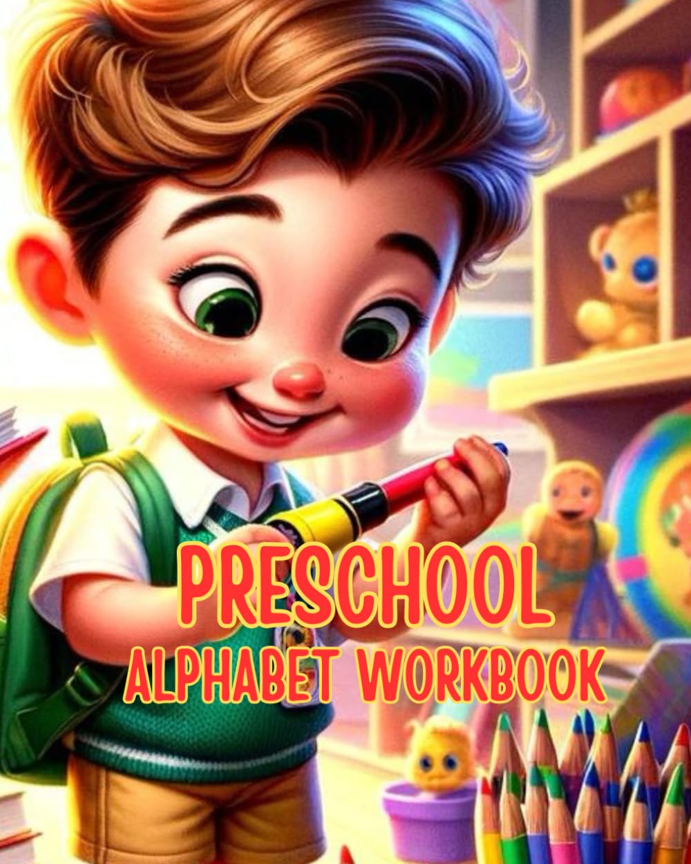 Amazon.com: Preschool Alphabet Workbook: Alphabet learning book for ...