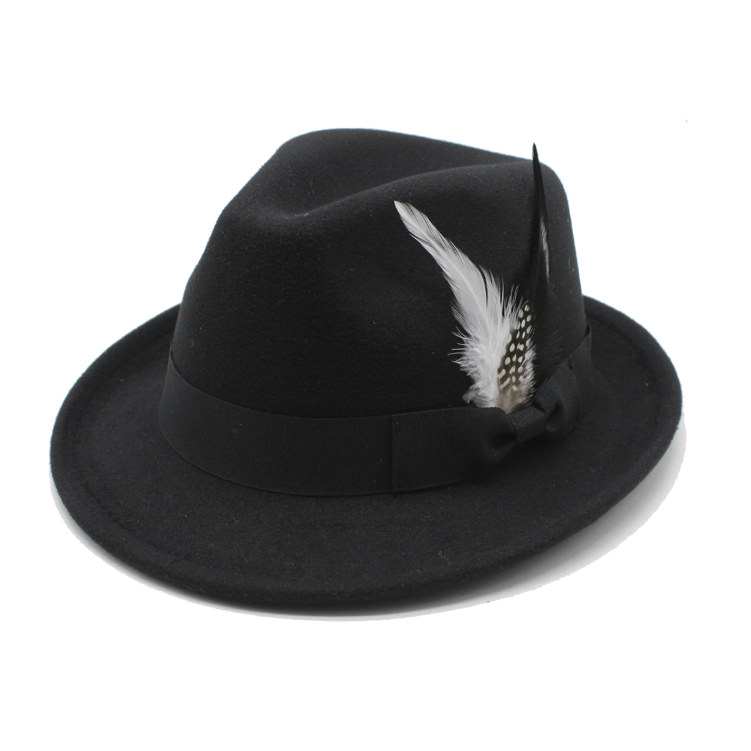 Snapklik.com : LIDHAY Classic Fedora Hats For Men & Women Vintage Style ...