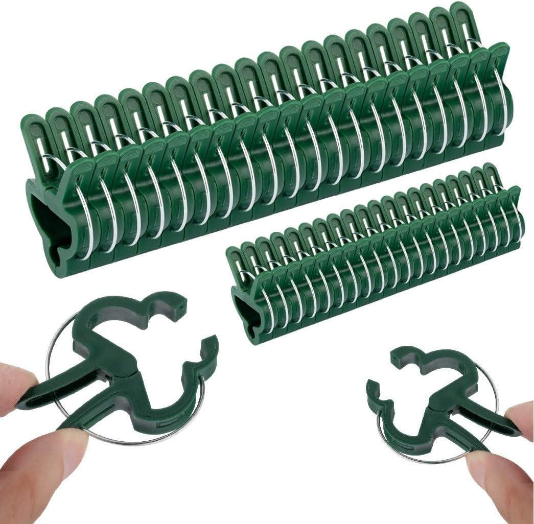 Monstake 40PCS Plant Support Clips for Gardening, Gentle Plant and ...
