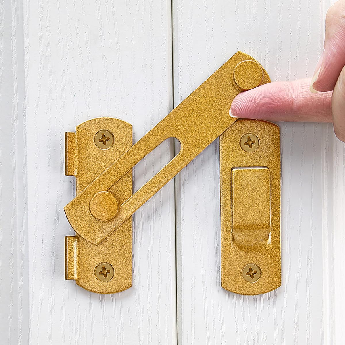 Amazon.com: Wocoe 3 Packs Gold Stainless Steel Barn Door Latches, 3.93 ...