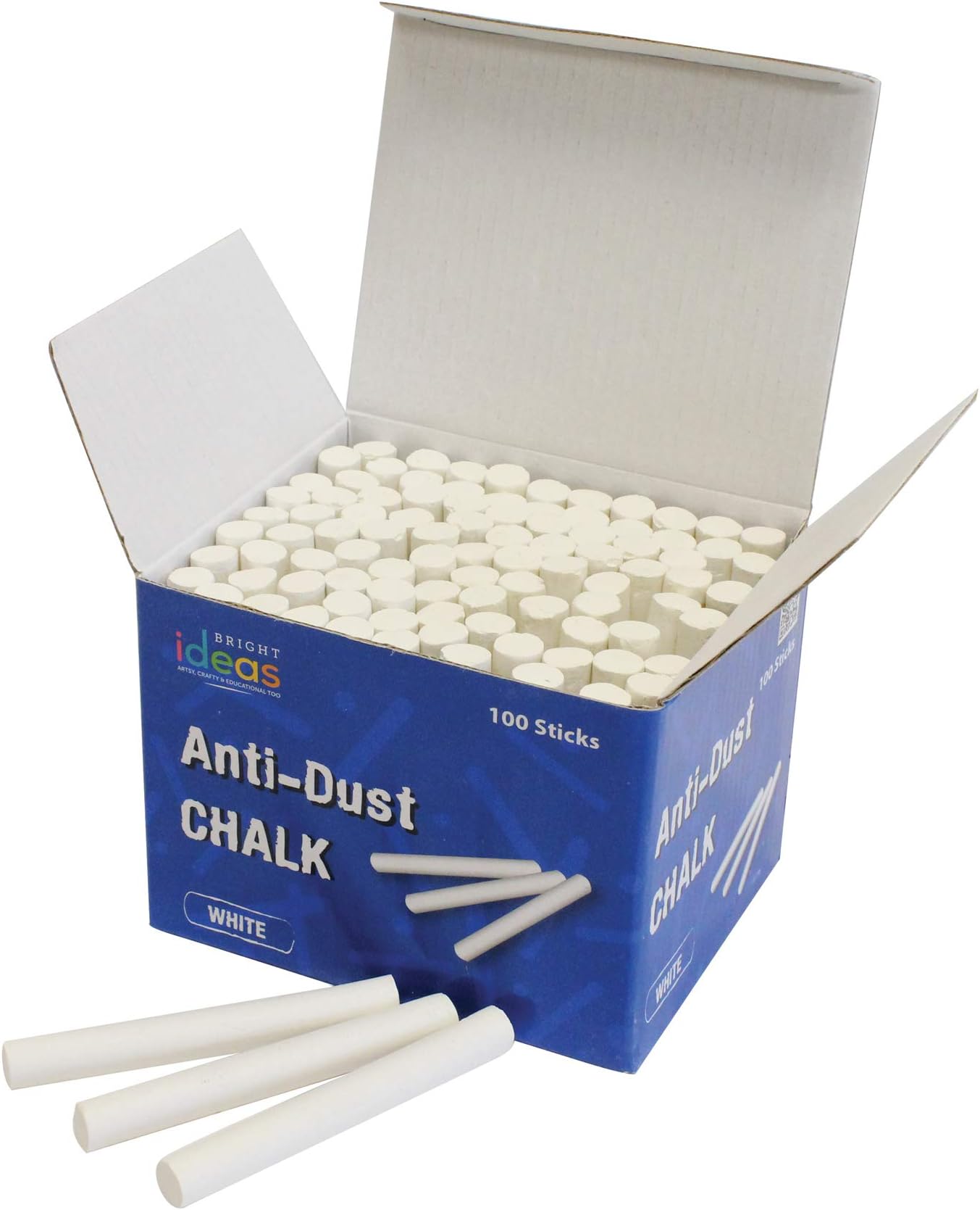 Creation Station Dustless Blackboard Chalk-White, 100 Count (Pack of 1 ...