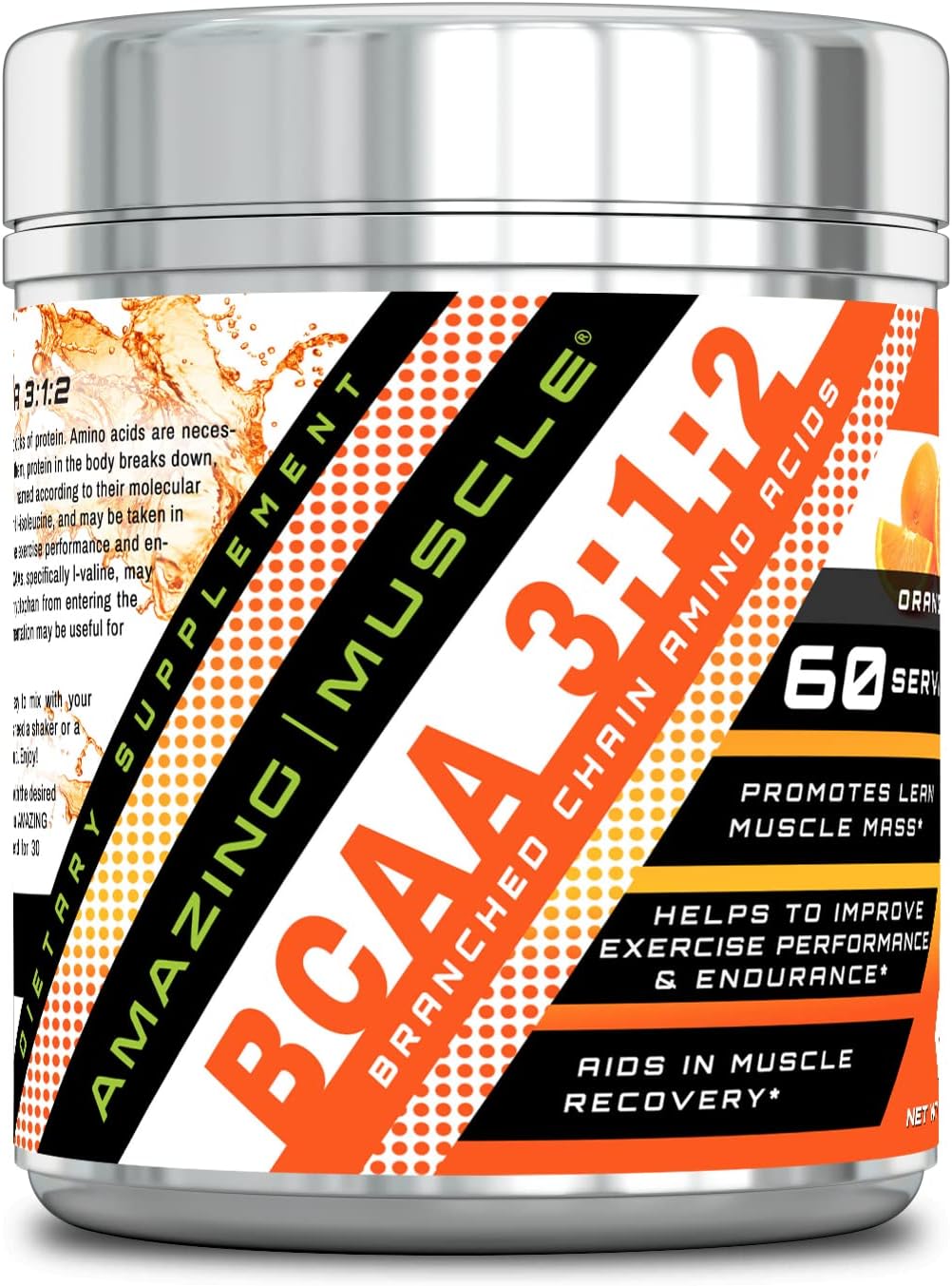 Amazon.com: Amazing Muscle BCAA 3:1:2 Supplement | 60 Servings | 6000 ...