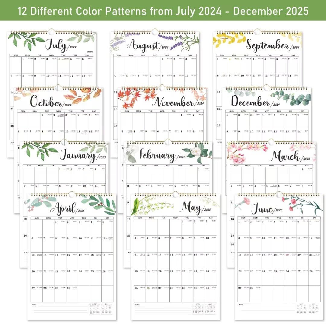 Snapklik.com : 2024-2025 Calendar - Vertical Wall Calendar 2024-2025 ...