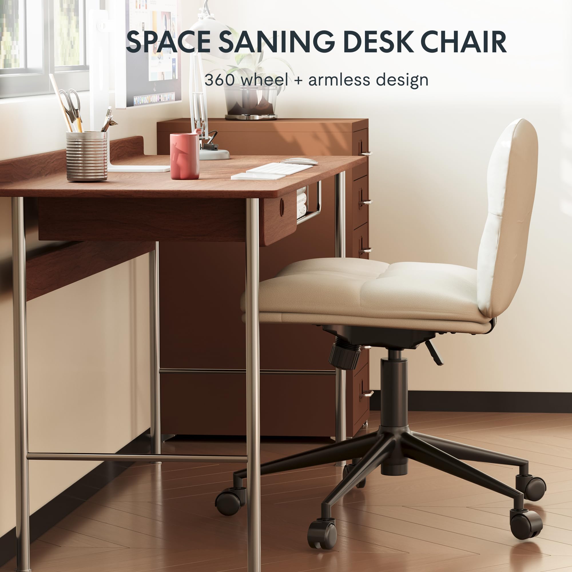 Snapklik.com : FLEXISPOT Cross Legged Office Chair Armless Desk Chairs ...
