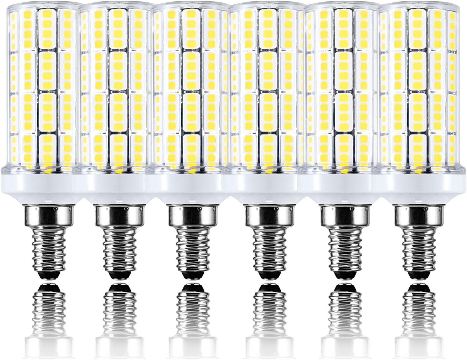 6-Pack E12 LED Bulb 20W LED Corn Light Bulb 200W Equivalent 2500 Lumen ...