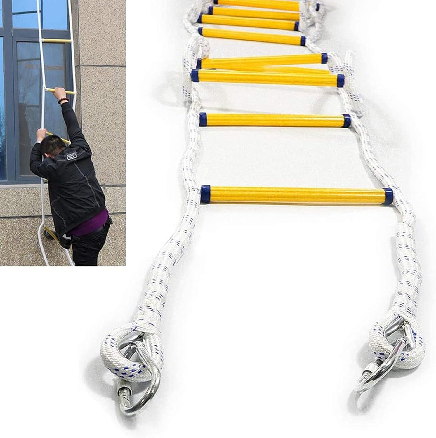 Ladder Safety Rope Escape Ladder, Lifesaving Rock Climbing, Home ...