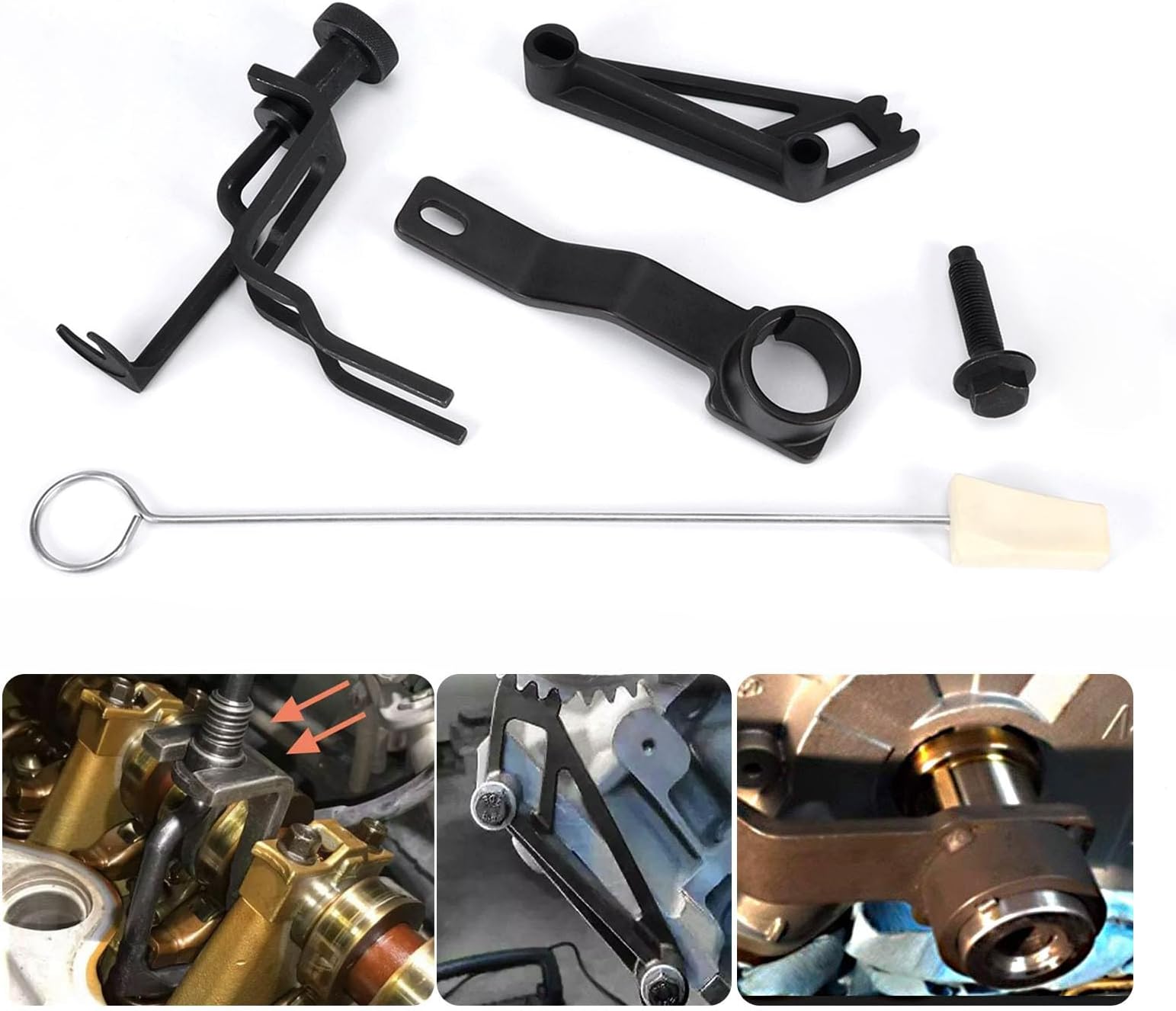 Amazon.com: KOOPOOL Valve Spring Compressor Kit, Universal Overhead ...