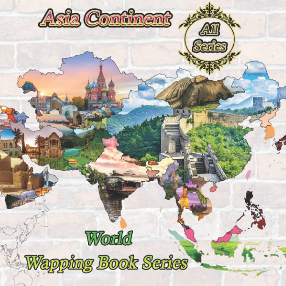 Buy Asia Continent series full Cream paper 440 Pages with beautiful ...