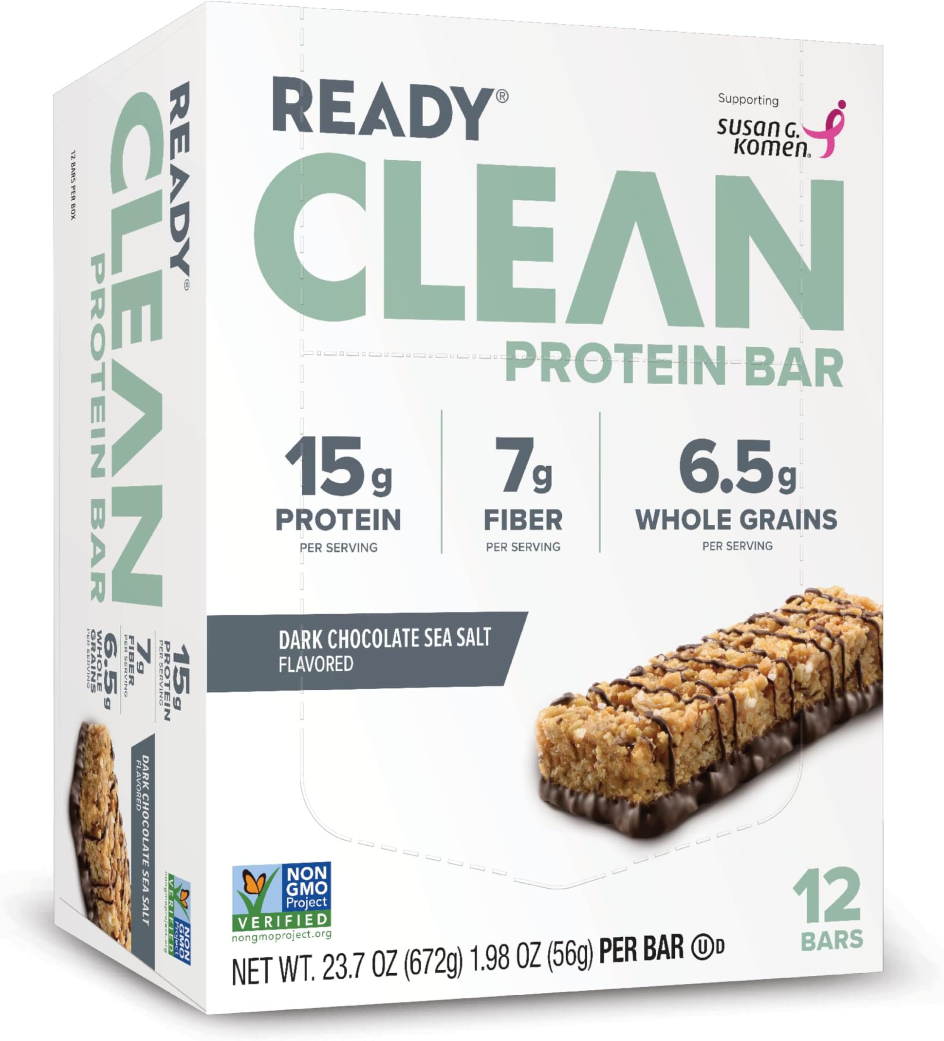 Amazon.com : Ready® Protein Bars – High-Protein Snack with 15g Whey ...