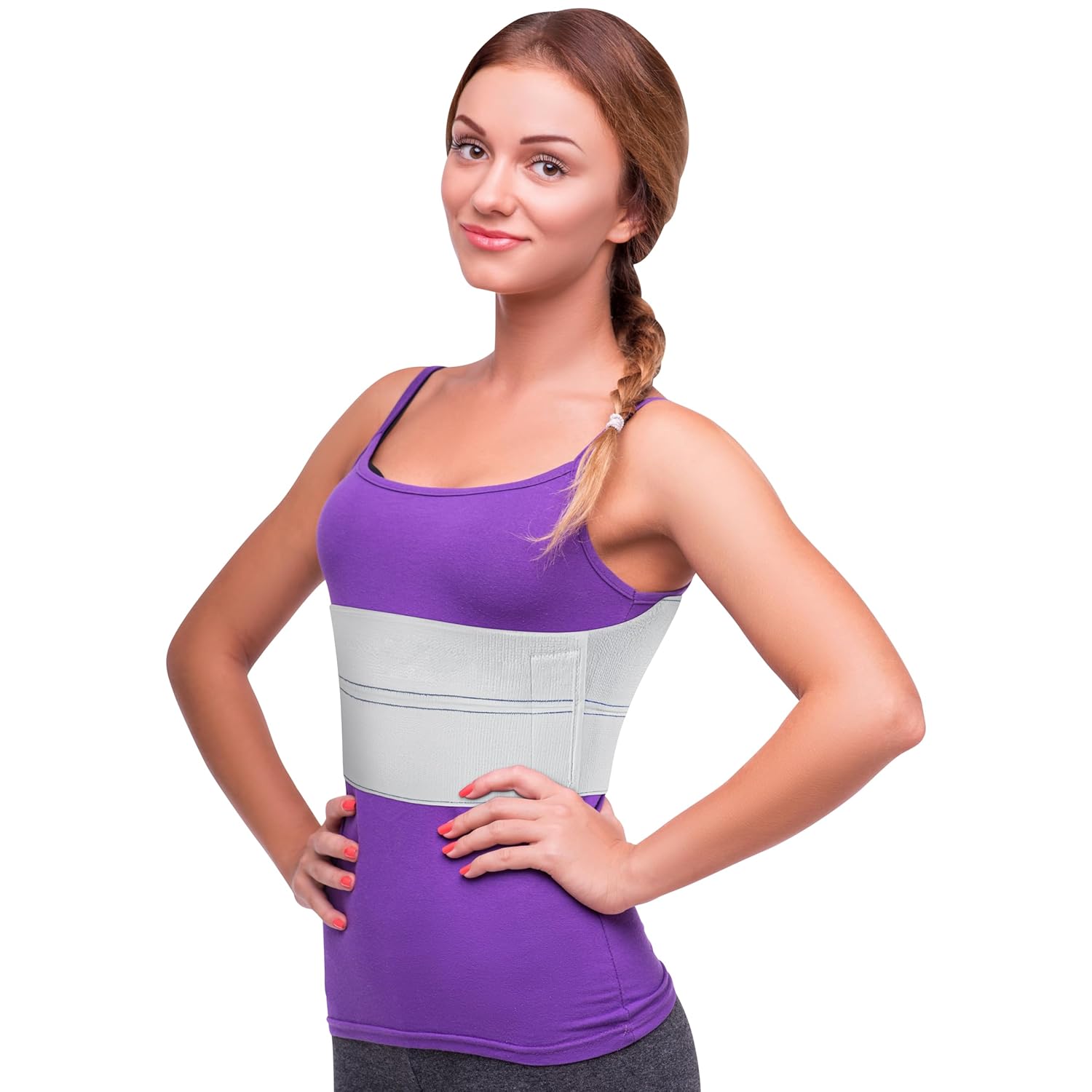 Amazon.com: NYOrtho Broken Rib Brace For Women - Comfortable Rib Binder ...