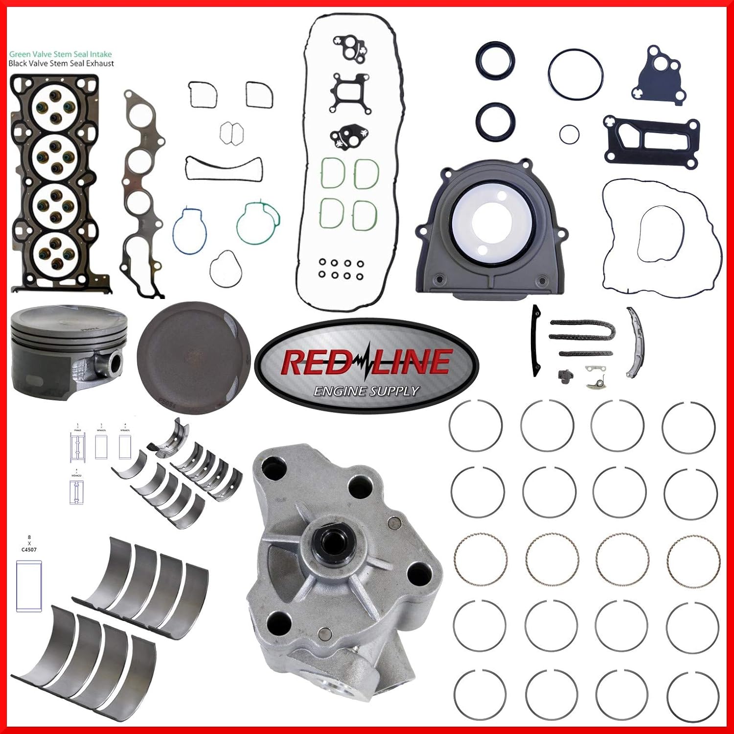 Amazon.com: Enginetech Rebuild overhaul Kit FITS: 2004-2011 Ford Ranger ...