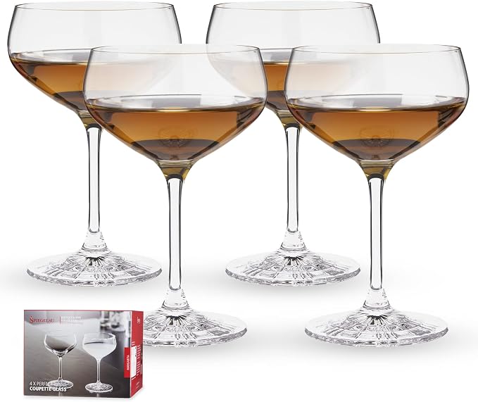 Spiegelau Coupette Glasses - Classic Champagne Coupes, Set of 4 ...