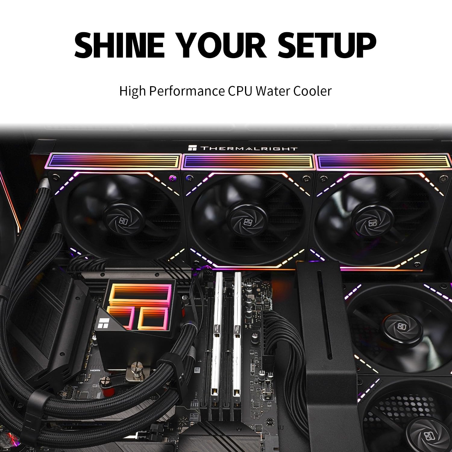 Snapklik.com : Thermalrlght Frozen Infinity 360 Black CPU Aio Cooler,TL ...
