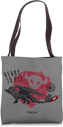 Amazon.com: DreamWorks Dragons Toothless Ready to Fly Tote Bag ...