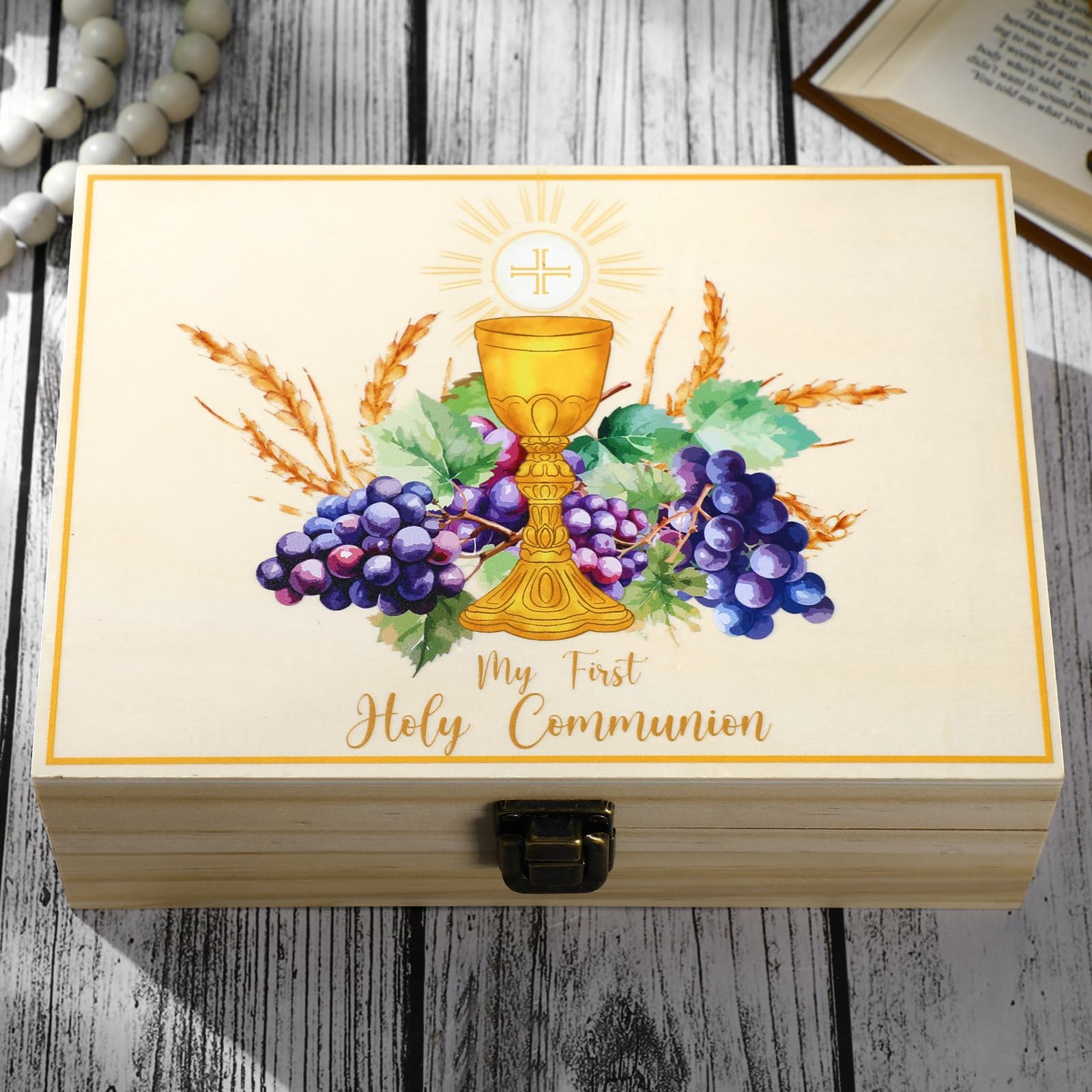 Amazon.com: My First Communion Porcelain Keepsake Box : Baby