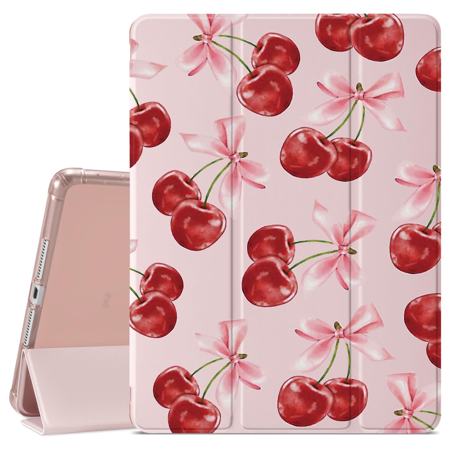 Amazon.com: MAYCARICute Cherry Bows Case for Ipad 9Th/8Th/7Th ...
