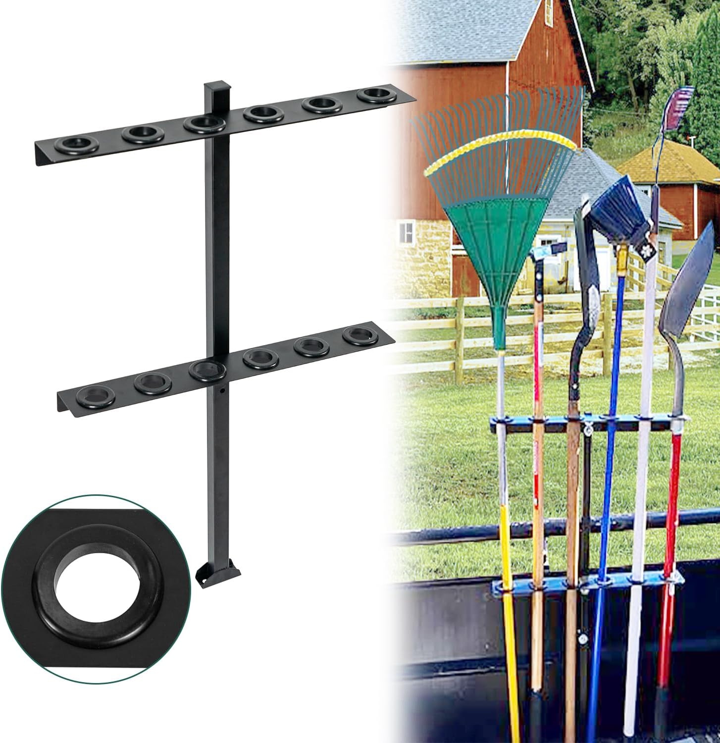 Amazon.com: DIYTUNINGS Trailer Shovel Holder for Truck, Landscape Hand ...