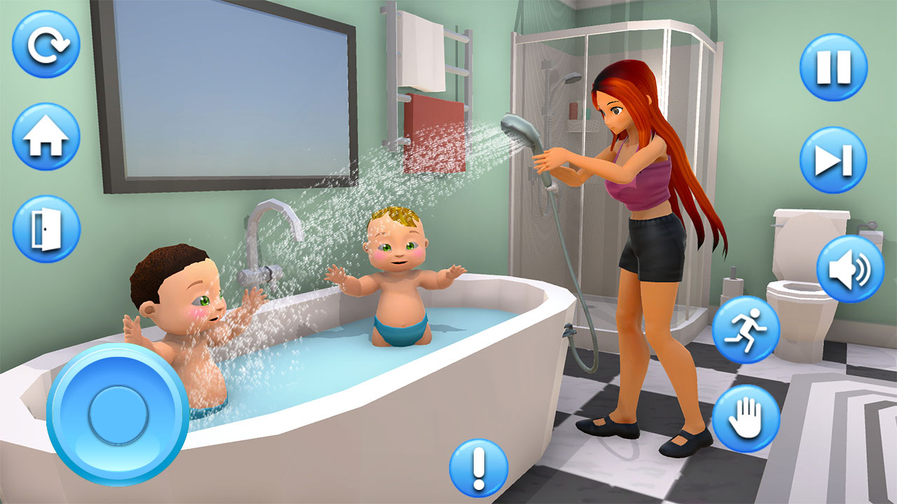 Where is your Naughty Twins Baby Simulator 3D Game, Find your Daddy and Mommy Virtual Family ...