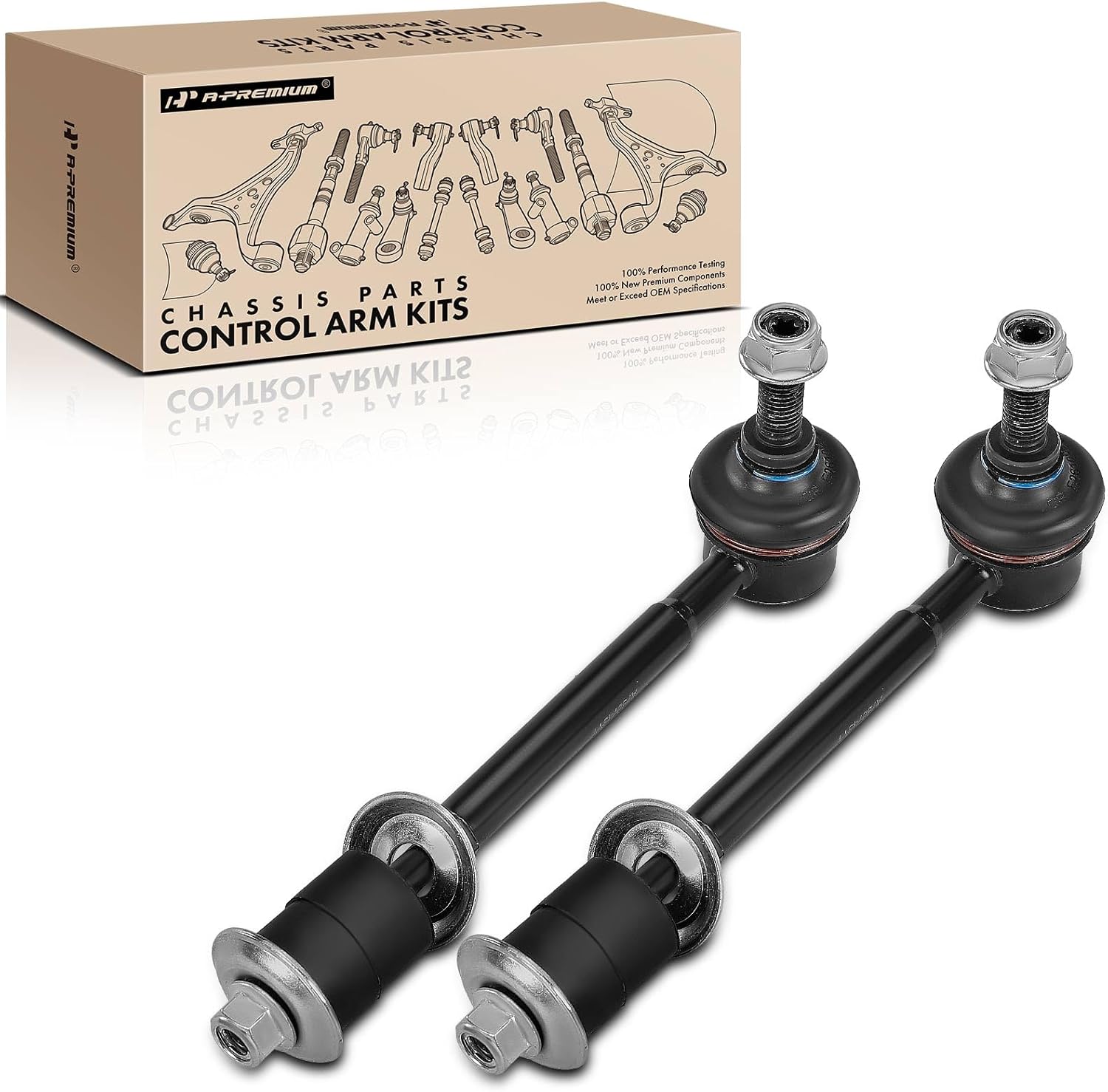 A-Premium 2 x Rear Sway Bar Links Stabilizer Bar Links, Compatible with ...