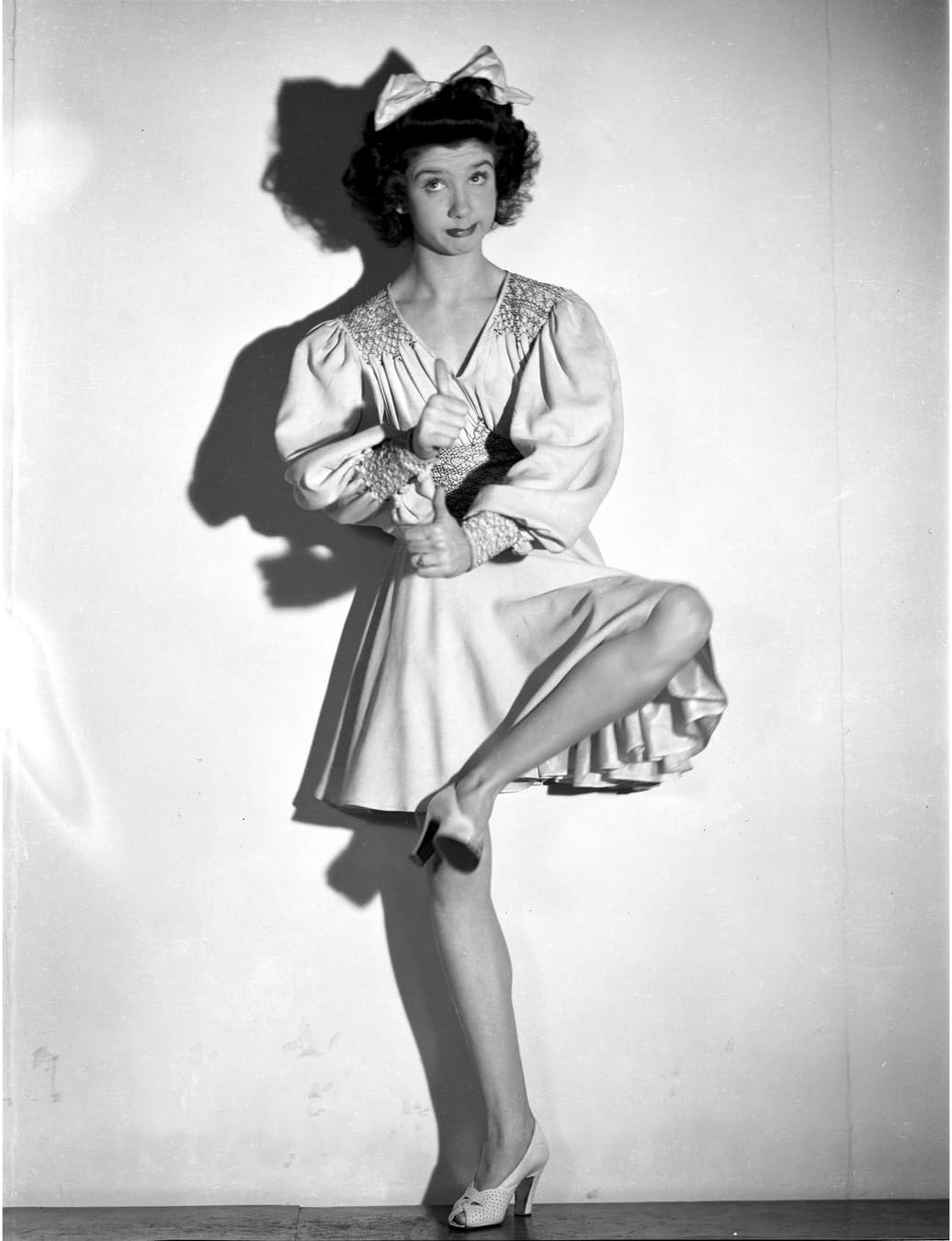 Globe Photos Artprints Peggy Ryan Posed With One Leg Raised