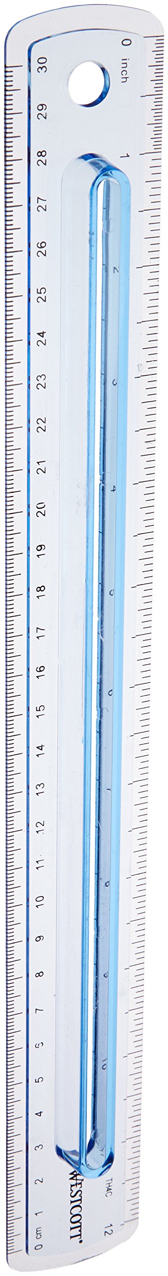Amazon.com : Westcott Finger Grip 12" Ruler, Assorted Colors : Office ...
