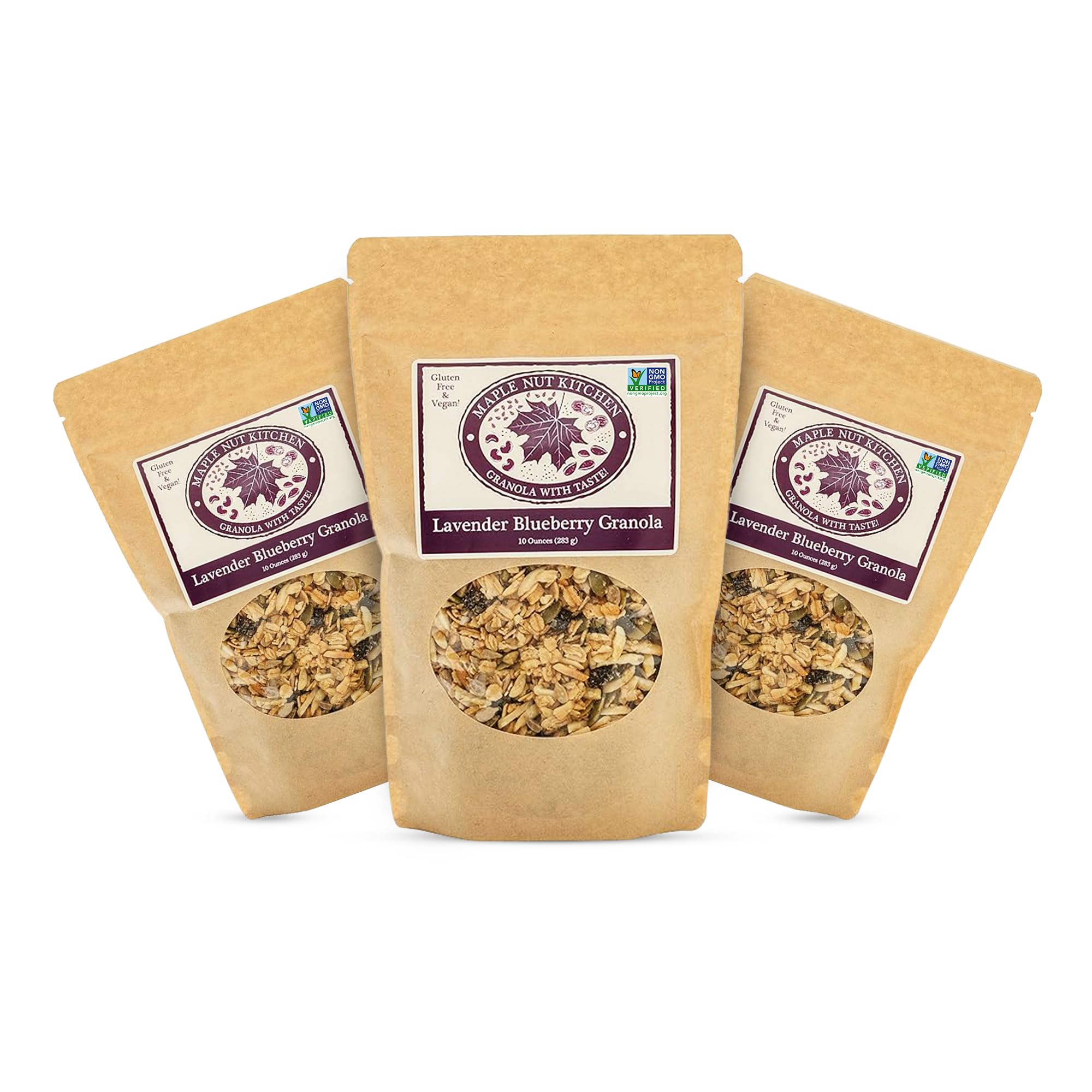 Amazon.com: Maple Nut Kitchen Lavender Blueberry Granola - Gluten-Free ...
