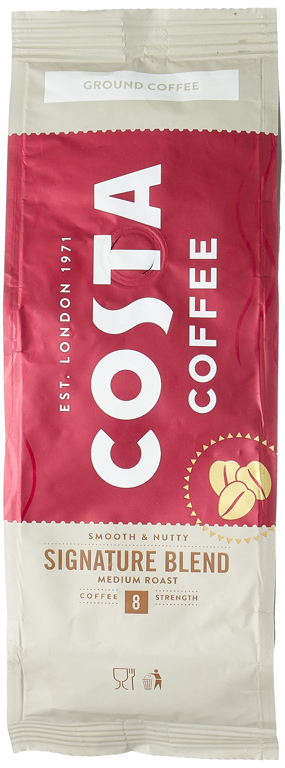 Costa Coffee Mocha Italia Signature Blend Coffee Powder Medium Strength ...
