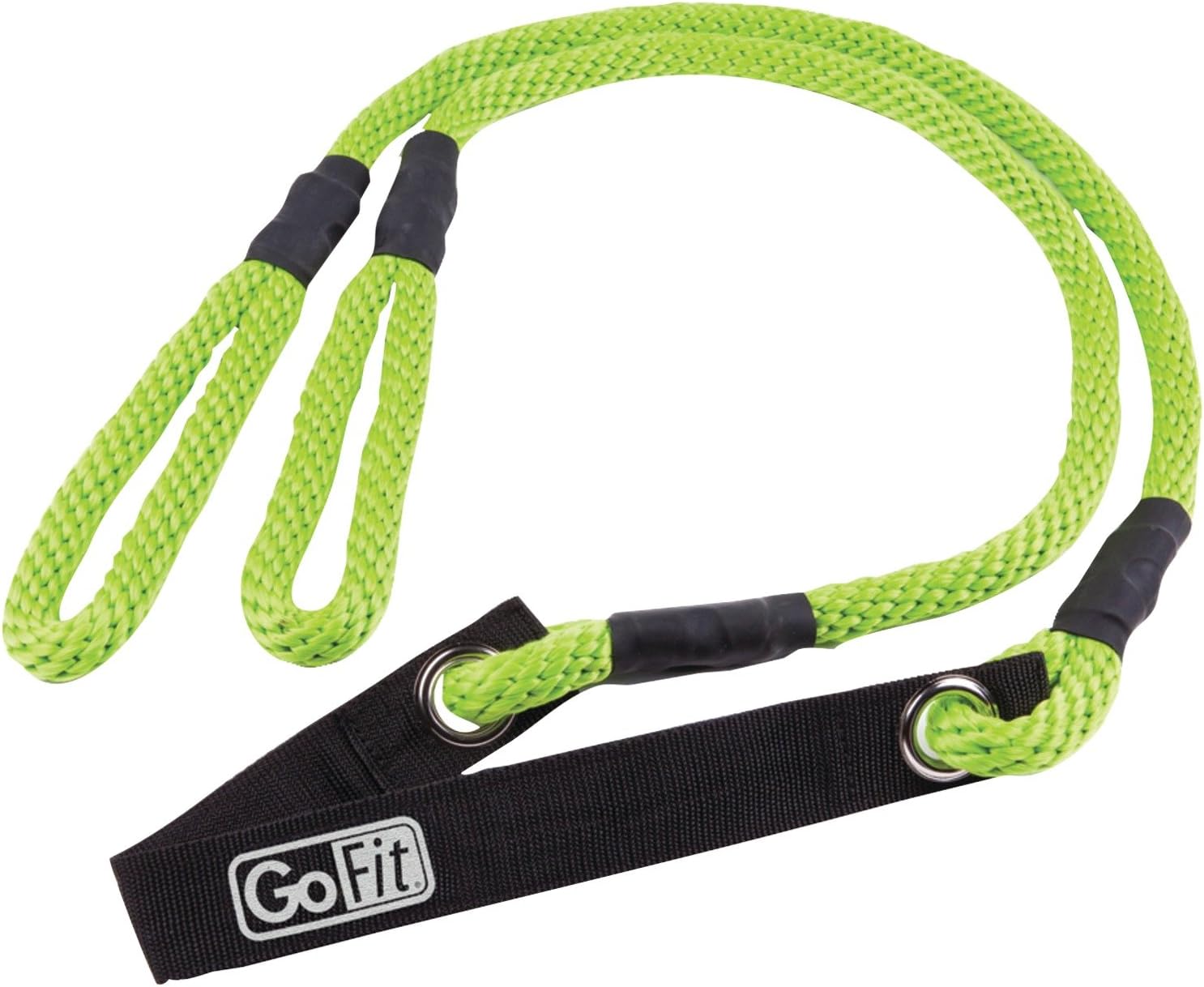 Amazon.com : GoFit Muscle Flexibility Stretch Rope - 7.5 Feet,Green ...