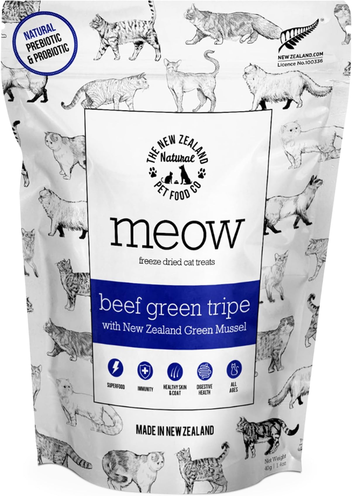 Amazon.com: The New Zealand Natural Pet Food Co MEOW Freeze Dried Cat ...