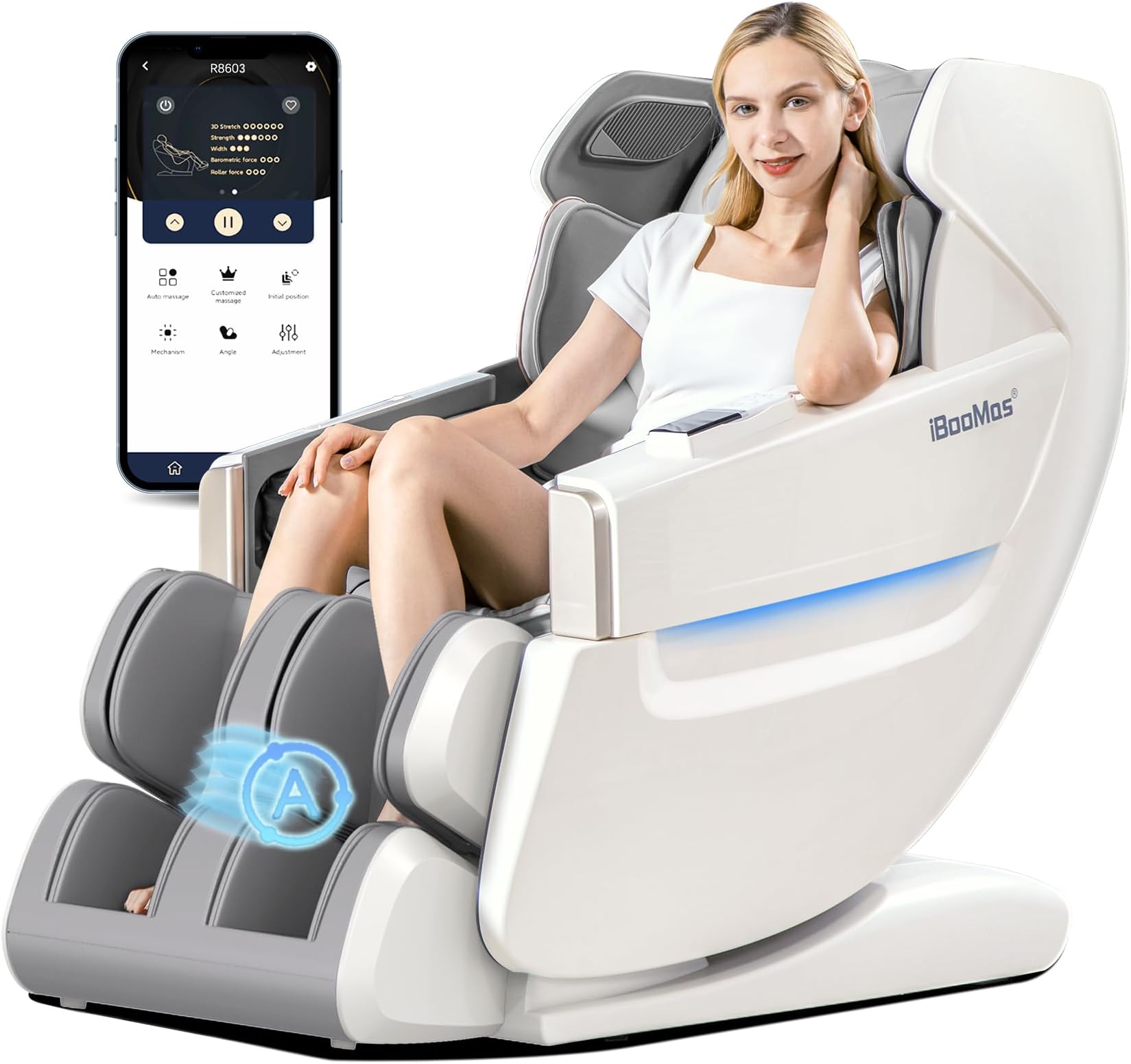 Amazon.com: iBooMas Zero Gravity Massage Chair Full Body，Massage Chair ...