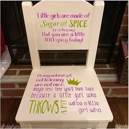 Amazon.com: 2 Pack Time Out Chairs Sticker Child Toddler Early ...