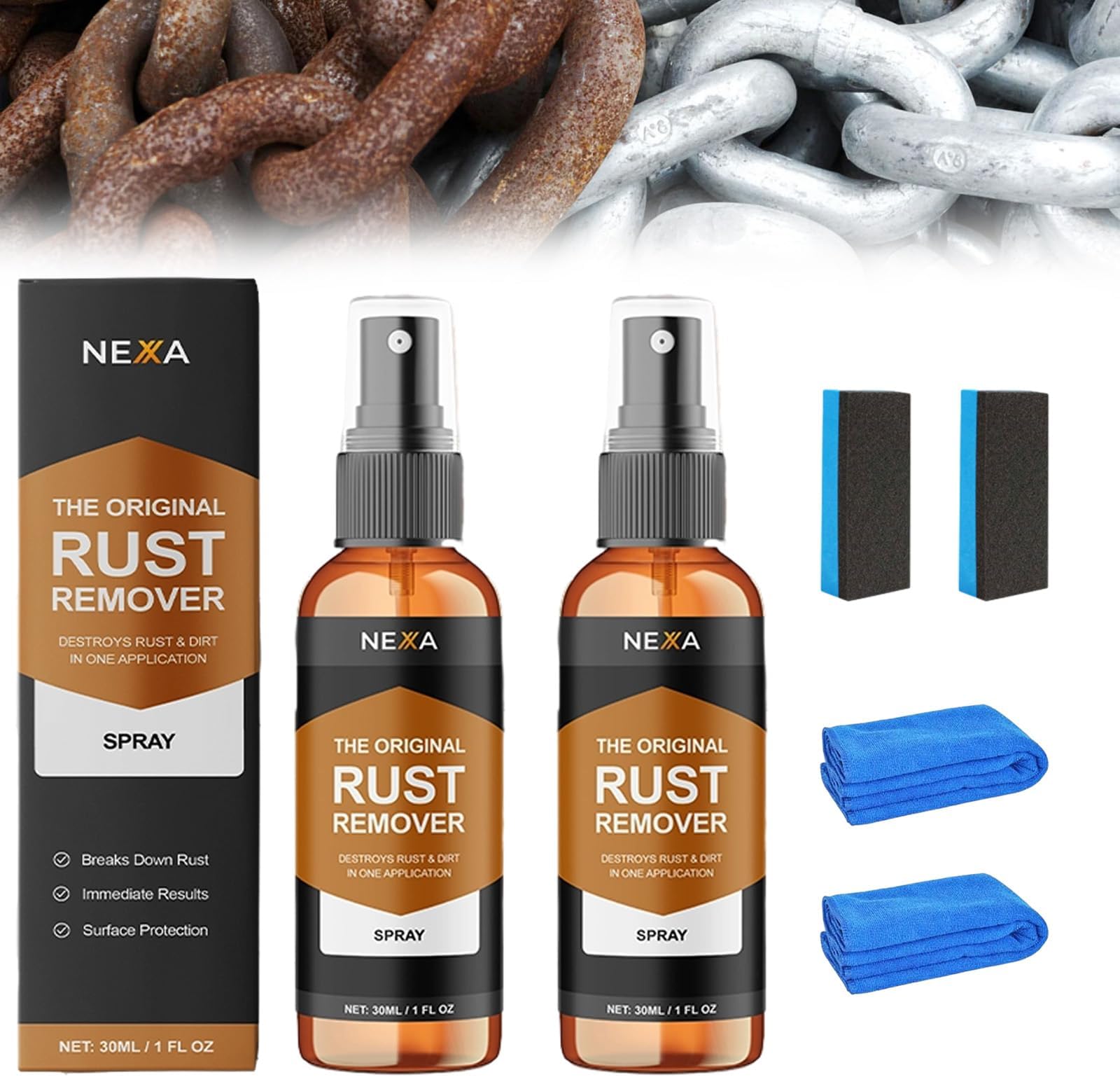 Amazon.com: Nexa Rust Remover Spray, Nexa Spray, Rust Remover for Metal ...