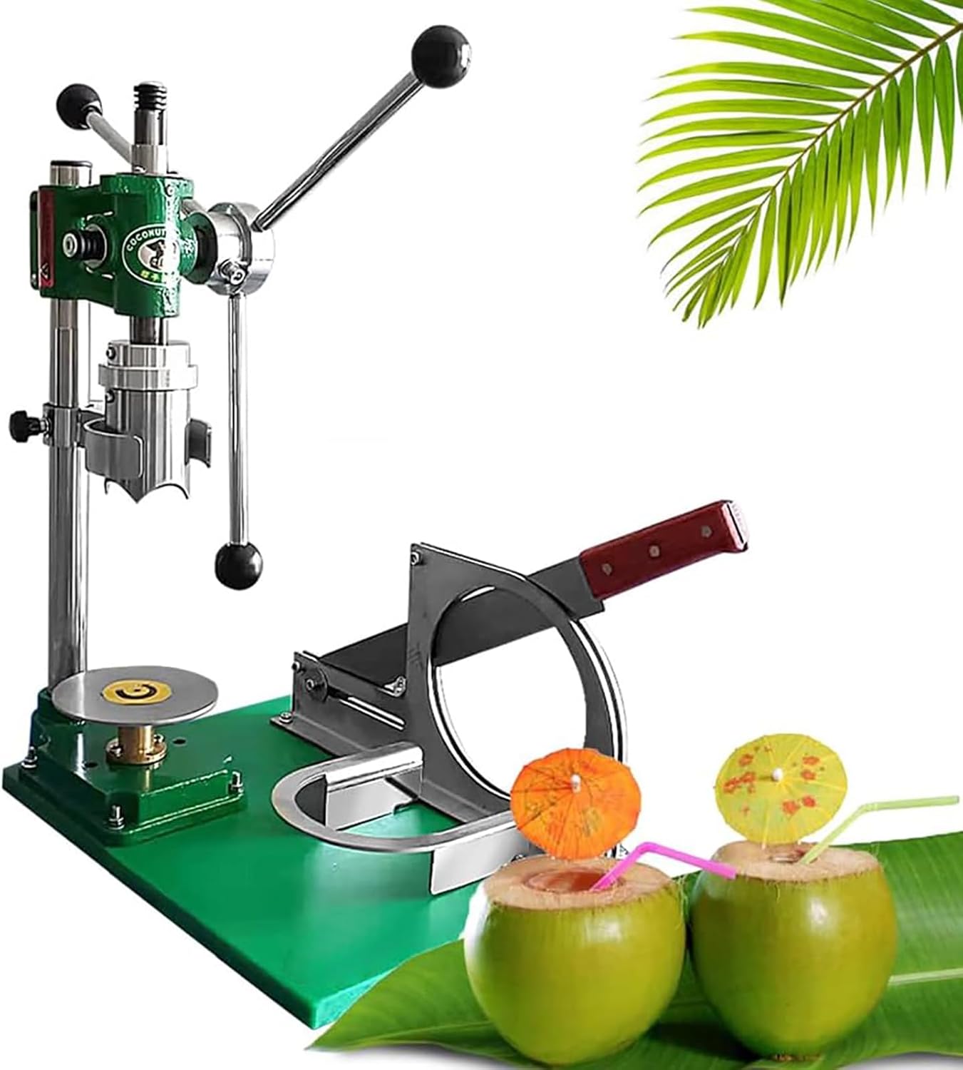 Amazon.com: oiakus Manual Coconut Hole Opening Machine, Vertical ...