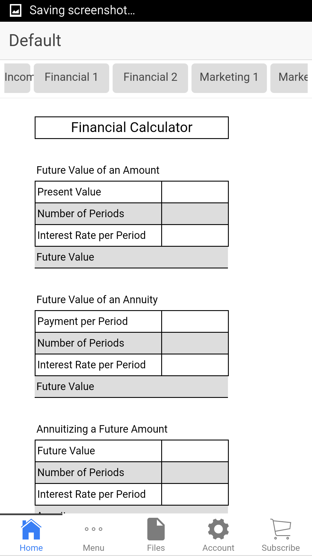 Business Income Statement - App on Amazon Appstore