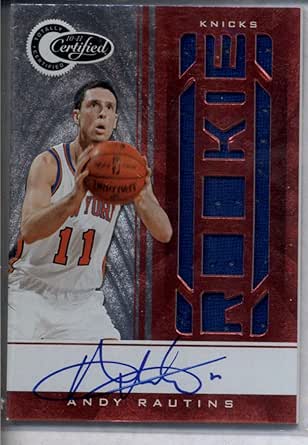 Amazon.com: Andy Rautins 2010-11 Panini Totally Certified Rookies Red ...