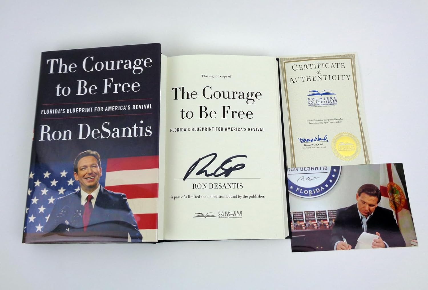 Ron Desantis Governor Florida For President 2024 Signed Autograph The ...