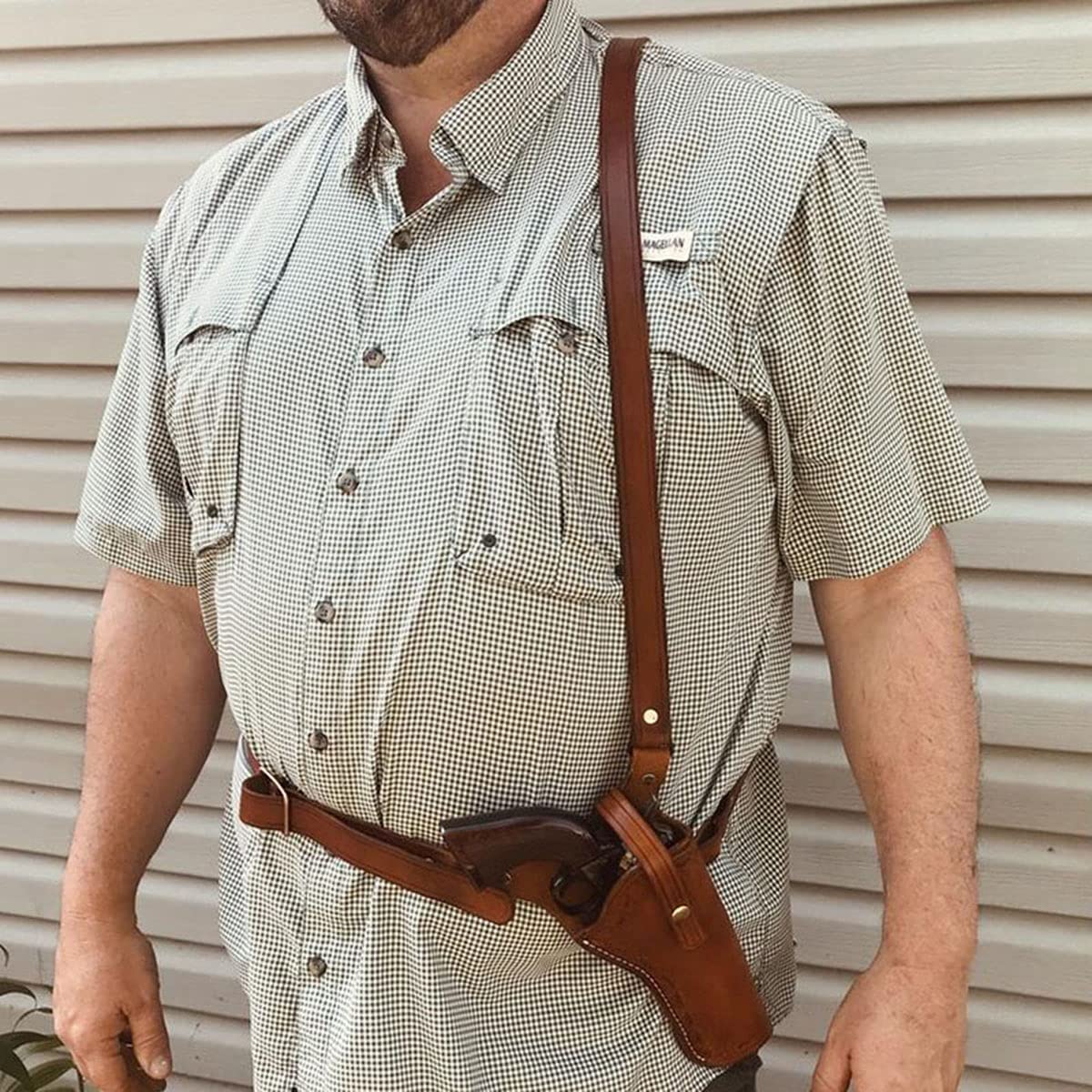 Buy Universal Hidden Leather One Shoulder Pistol Holster, Medieval ...