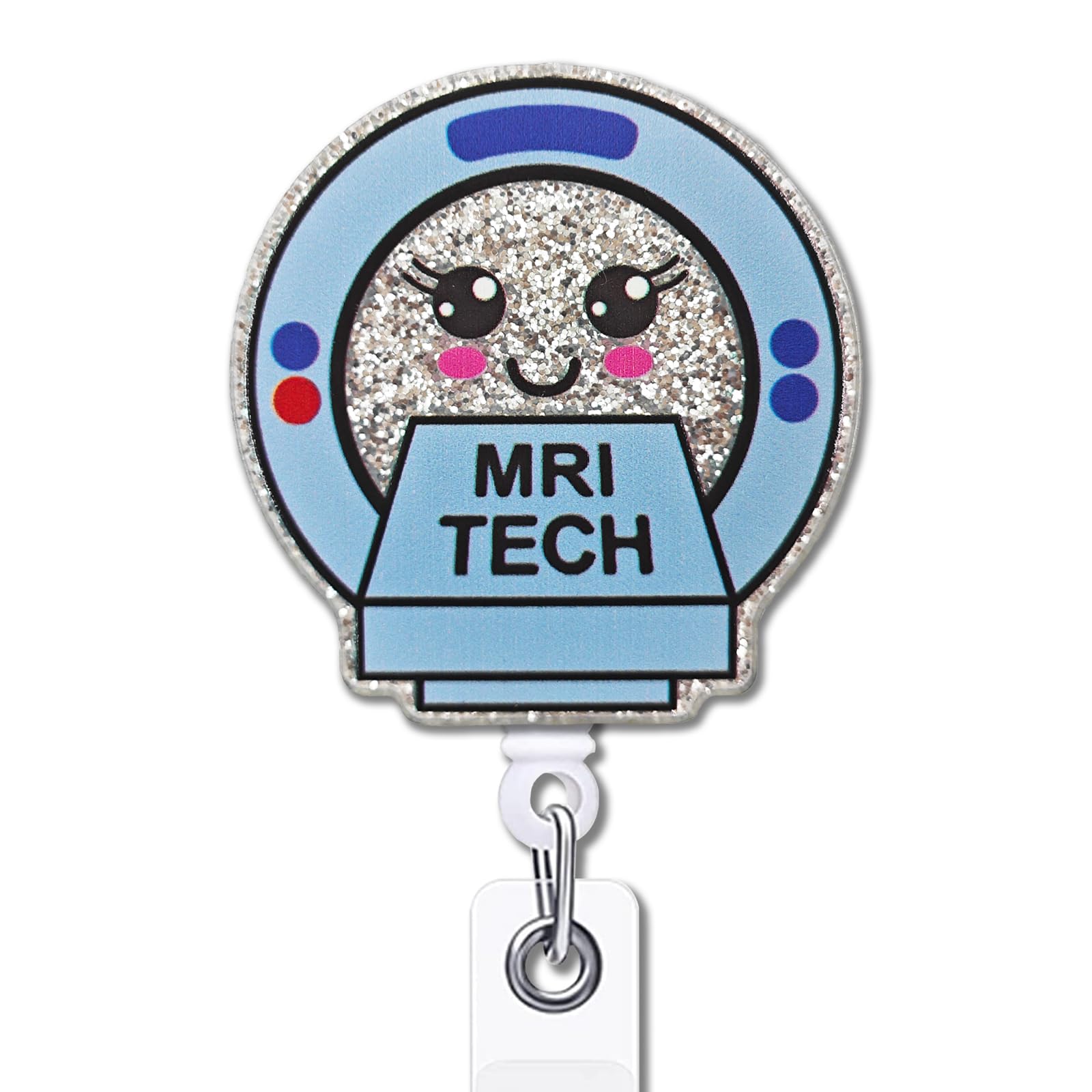 Amazon.com : YAZMEEN Nurse Retractable Badge Reel with Alligator Clip ...