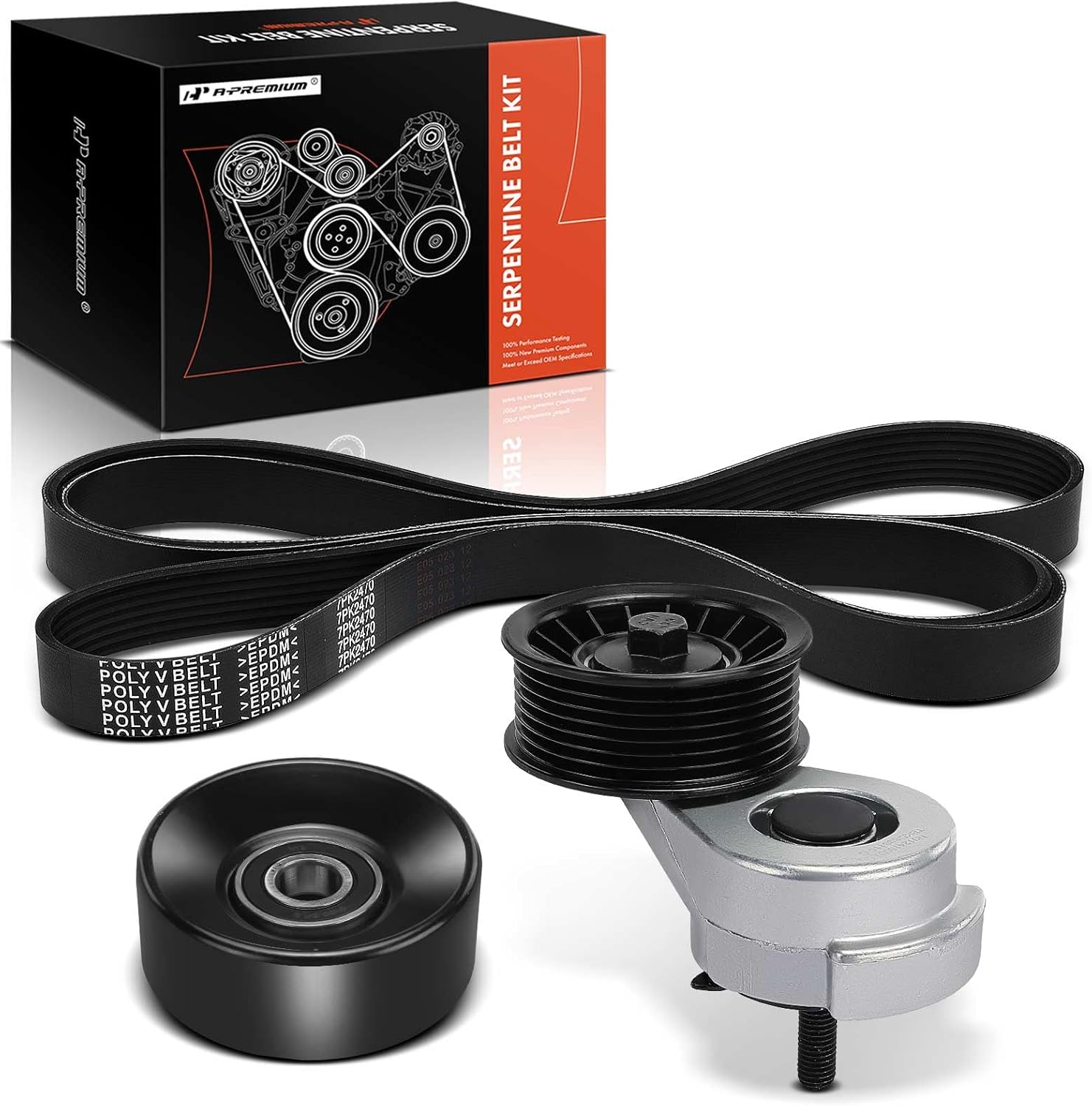 Amazon.com: A-Premium Engine Serpentine Belt Drive Component Kit ...