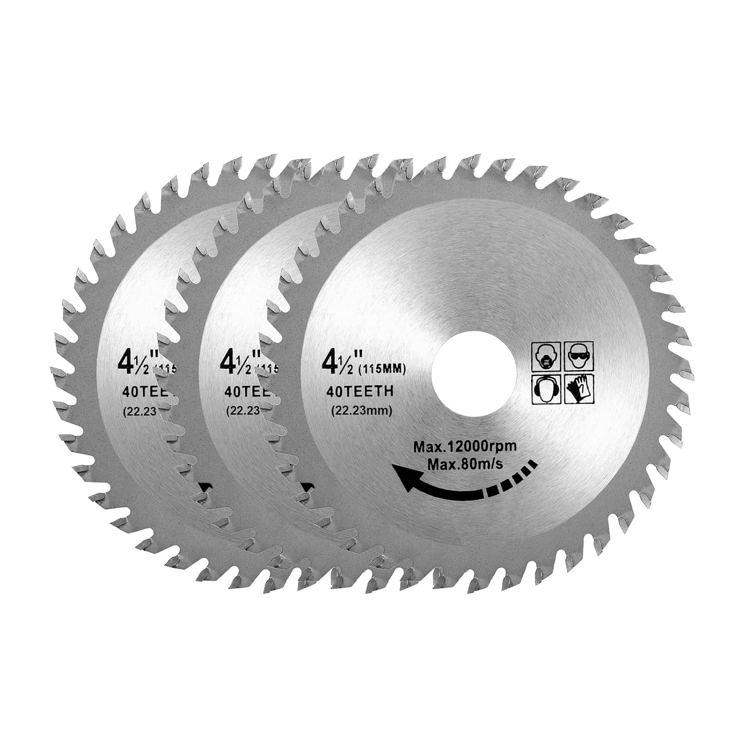 JYTUUL 3PCS 4-1/2-Inch 40T Circular Saw Blade with 7/8-Inch Arbor ...