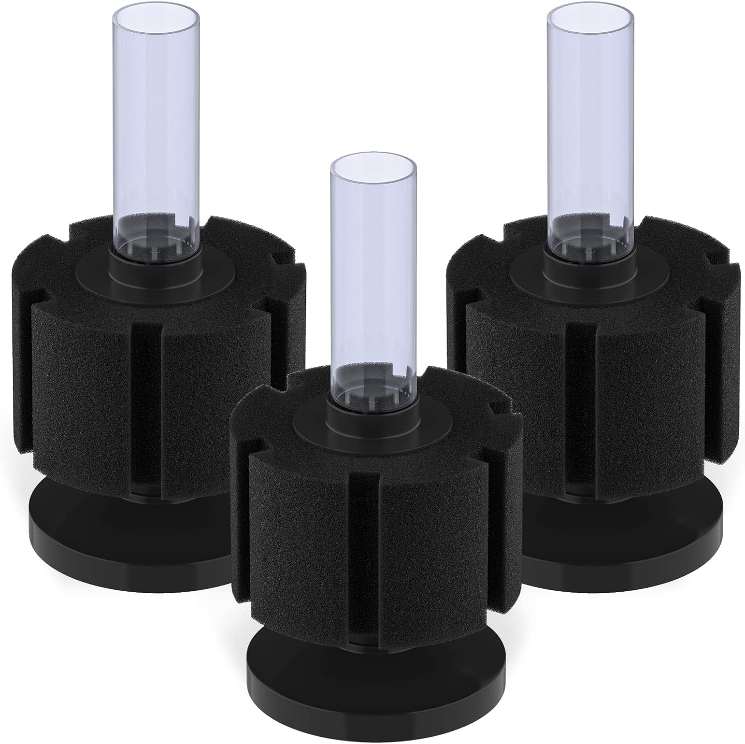 Pawfly 3 Pack Aquarium Bio Sponge Filter Quiet Betta Fry Shrimp and ...