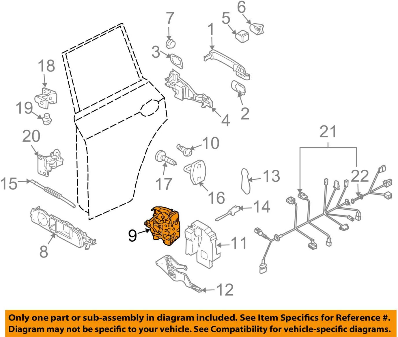 Amazon | Volkswagen 7L0 839 016 G ドアロックアクチュエーターモーター | ドアパネル | 車＆バイク