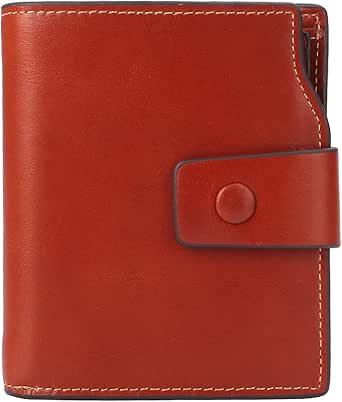 Amazon.com: Yafeige RFID Leather Wallet for Women, Small Compact Tri ...