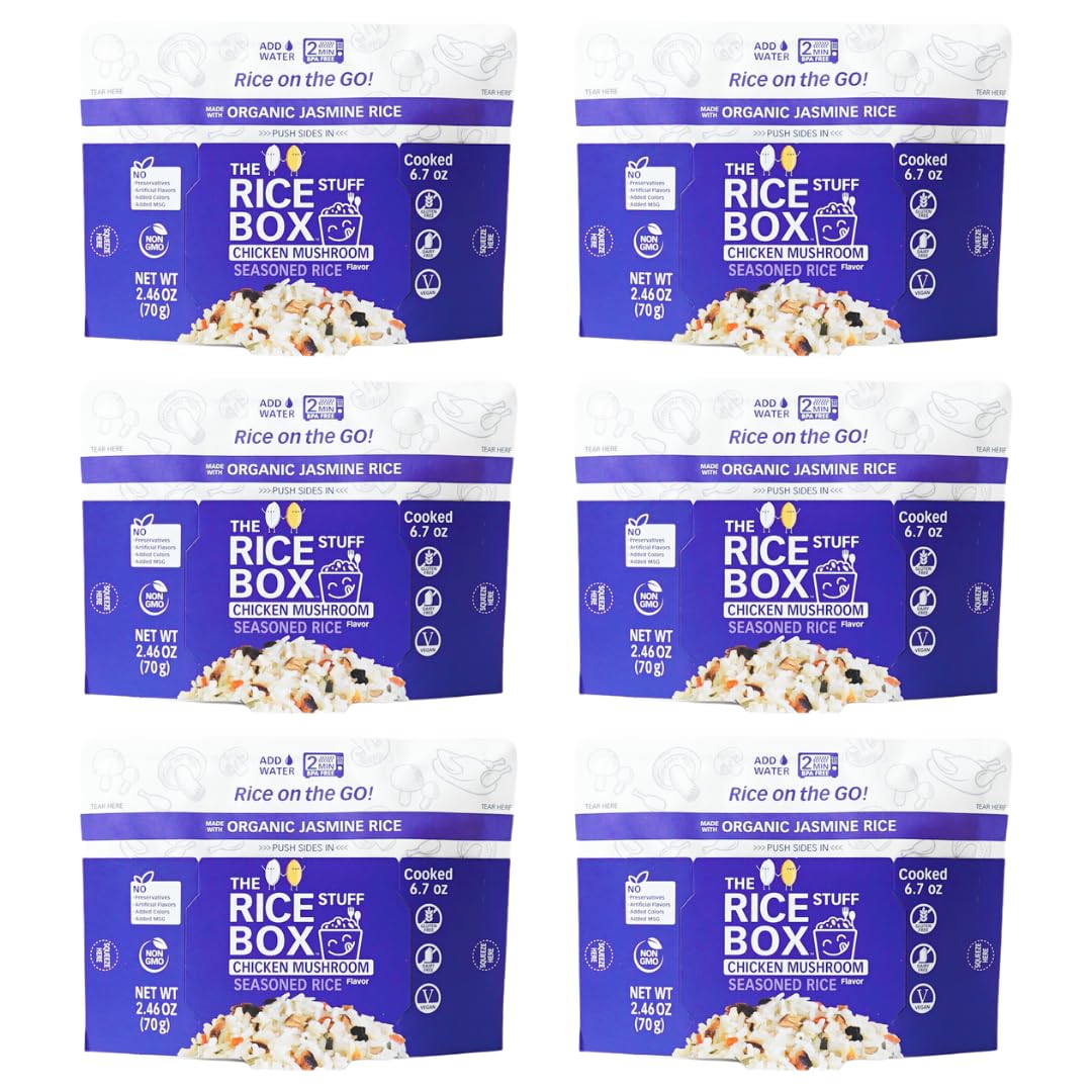 Amazon.com : The Rice Stuff Box - Chicken Mushroom Instant Rice Meals ...
