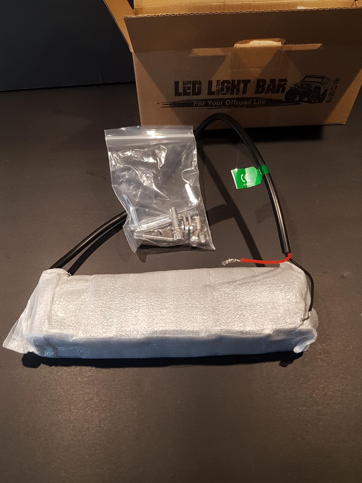 CO LIGHT 7 inch Light Bar Amber Fog Light Offroad LED Bar Amber Light ...